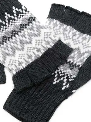 PRIVATE STOCK LABS Merino Wool Fingerless Gloves