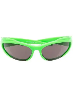 Balenciaga Oval-frame Sunglasses - Green