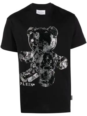 Philipp Plein Teddy Print T-shirt - Black
