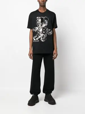 Philipp Plein Teddy Print T-shirt - Black