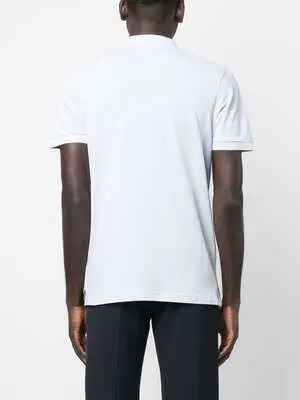 Sunspel Short-sleeve Cotton Polo Shirt - Blue
