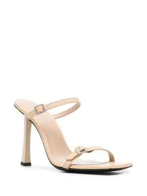 By Far Flick 90mm Sandals - Neutrals
