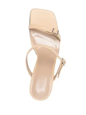 By Far Flick 90mm Sandals - Neutrals
