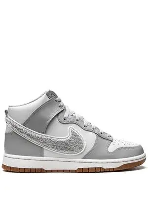 Nike Dunk High Chenille Sneakers - Grey