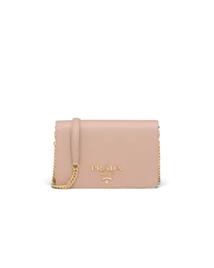 Prada Saffiano Leather Mini Bag Powder Pink