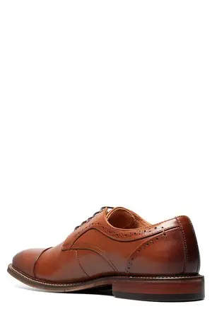 STACY ADAMS Maddox Cap Toe Derby - Cognac