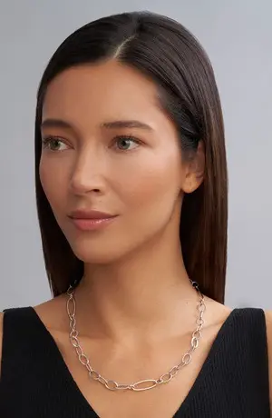 Lagos Signature Caviar Link Necklace