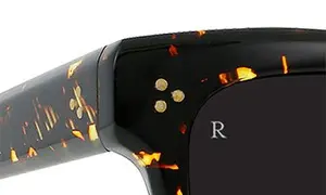 Raen Breya 54mm Square Sunglasses - Cosmos Tortoise/dark Smoke
