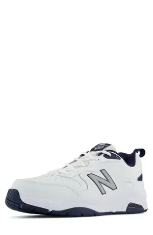 NEW BALANCE Training Shoe - White/ Navy