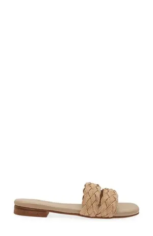 Kaanas Braided Vamp Slide Sandal