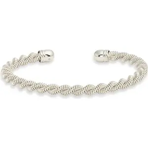 Nordstrom Twisted Cuff Bracelet Rhodium