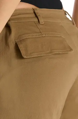 Naked Wardrobe Stretch Cargo Pants - Mocha