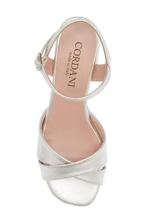 Cordani Ilaria Block Heel Sandal - Argento