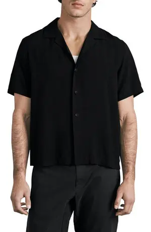 Rag & Bone Avery Button-up Shirt - Blk