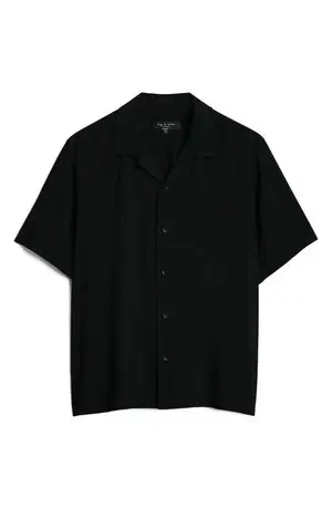 Rag & Bone Avery Button-up Shirt - Blk