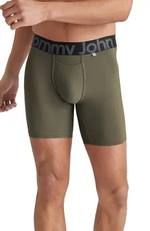Tommy John 360 Sport 6-inch Hammock Pouch™ Boxer Briefs Burnt Olive