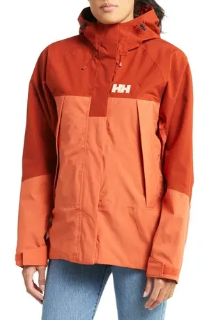 Helly Hansen Banff Water Repellent Shell Jacket - Terracotta