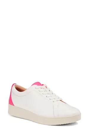 Fitflop Rally Neon Pop Sneaker Urban White/ Pop Pink