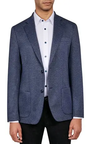 W.R.K Slim Fit Textured Stretch Knit Sportcoat