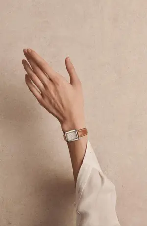 Baume & Mercier Hampton Automatic Leather Strap Watch