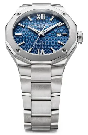 Baume & Mercier Riviera Automatic Bracelet Watch - Blue