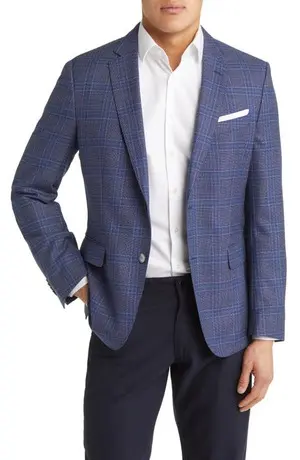 BOSS Hutson Check Wool Sport Coat
