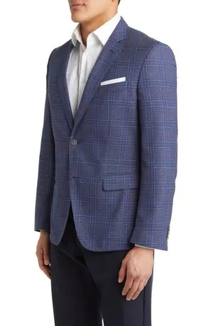 BOSS Hutson Check Wool Sport Coat
