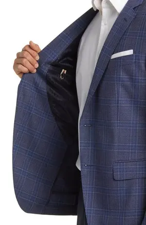 BOSS Hutson Check Wool Sport Coat