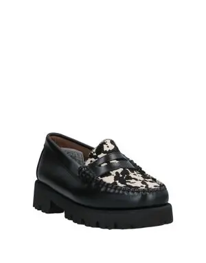 WEEJUNS BY G.H. BASS & CO Leather Loafers - Black
