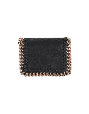 Stella McCartney Wallet Sand Textile Fibers - Black
