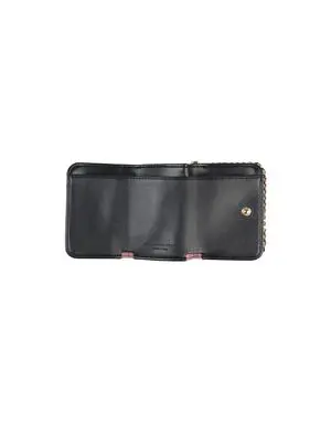 Stella McCartney Wallet Sand Textile Fibers - Black