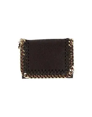Stella McCartney Woman Wallet Sand Size - Textile Fibers Brown