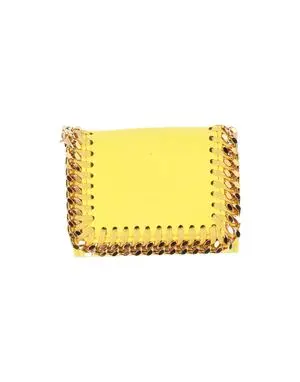 Stella McCartney Woman Wallet Sand Size - Textile Fibers Yellow