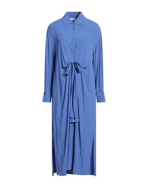 JUCCA Midi Shirt Dress - Blue