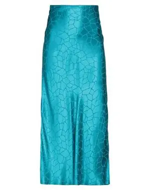 Andamane Maxi Flared Skirt - Blue