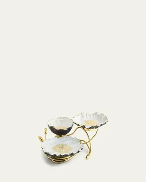 Michael Aram Anemone 3-tier Server