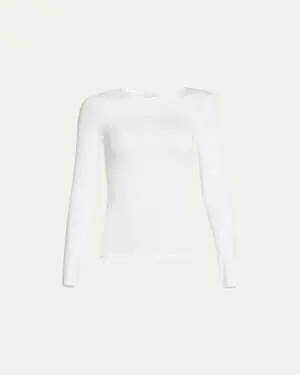 Hanro Soft Touch Long-sleeve Top - White