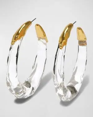 Alexis Bittar Molten Hoop Earrings - One-color