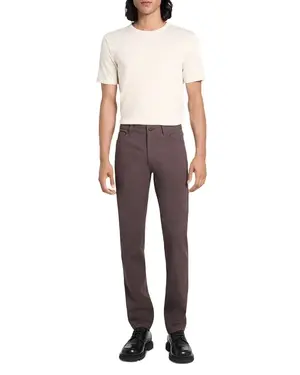 Theory Raffi Slim Fit Trousers - Classic Brown