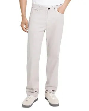 Theory Raffi Slim Fit Trousers Silver Cloud
