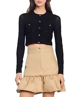 Sandro Auvent Cardigan Sweater