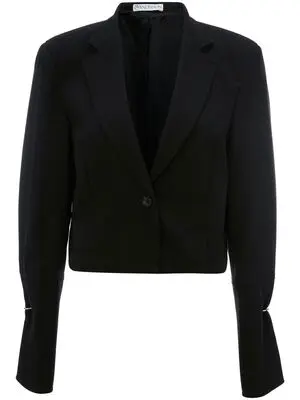 JW Anderson Ring-detail Cropped Blazer