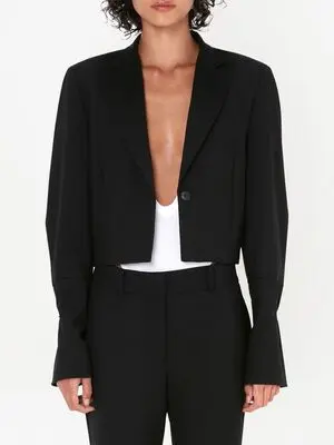 JW Anderson Ring-detail Cropped Blazer