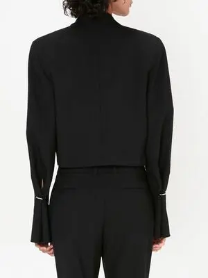 JW Anderson Ring-detail Cropped Blazer