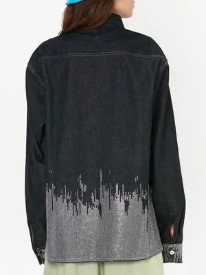 JW Anderson Studded Denim Shirt - Grey