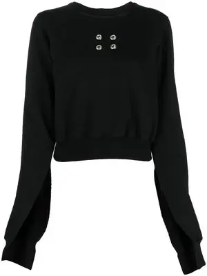 Rick Owens Eyelet-embellished Sweatshirt