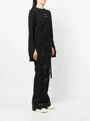 Rick Owens Eyelet-embellished Sweatshirt