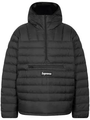 ジャケット・アウター Supreme Micro Down Half Zip Hooded Black Supreme Micro Down Half Zip Hooded Black