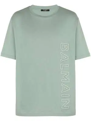 Balmain Logo-embossed Cotton T-shirt