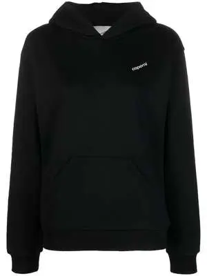 Coperni Logo-print Cotton Hoodie - Black